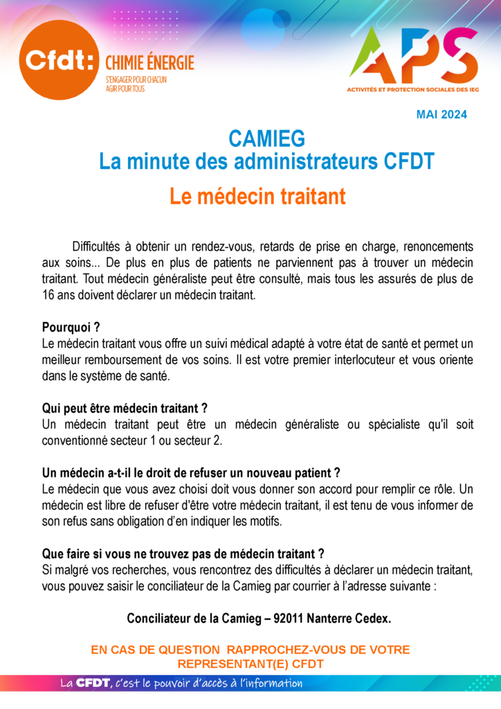 PARLONS SANTÉ ET SÉCURITÉ AU TRAVAIL ! - Fédération Chimie Energie CFDT